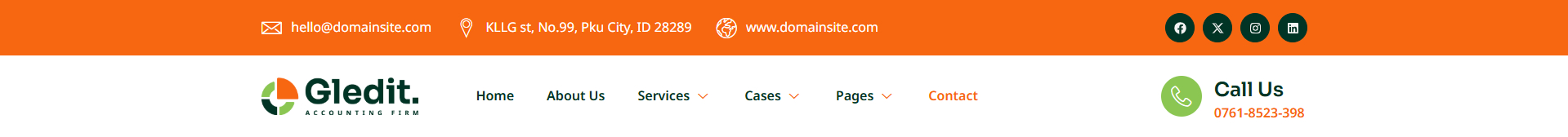 Gledit - Accounting Firm Elementor Template Kit by Krakenbox | ThemeForest